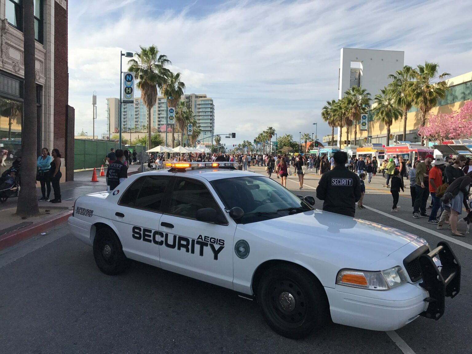 Security Patrol Car - AEGIS Security & Investigations